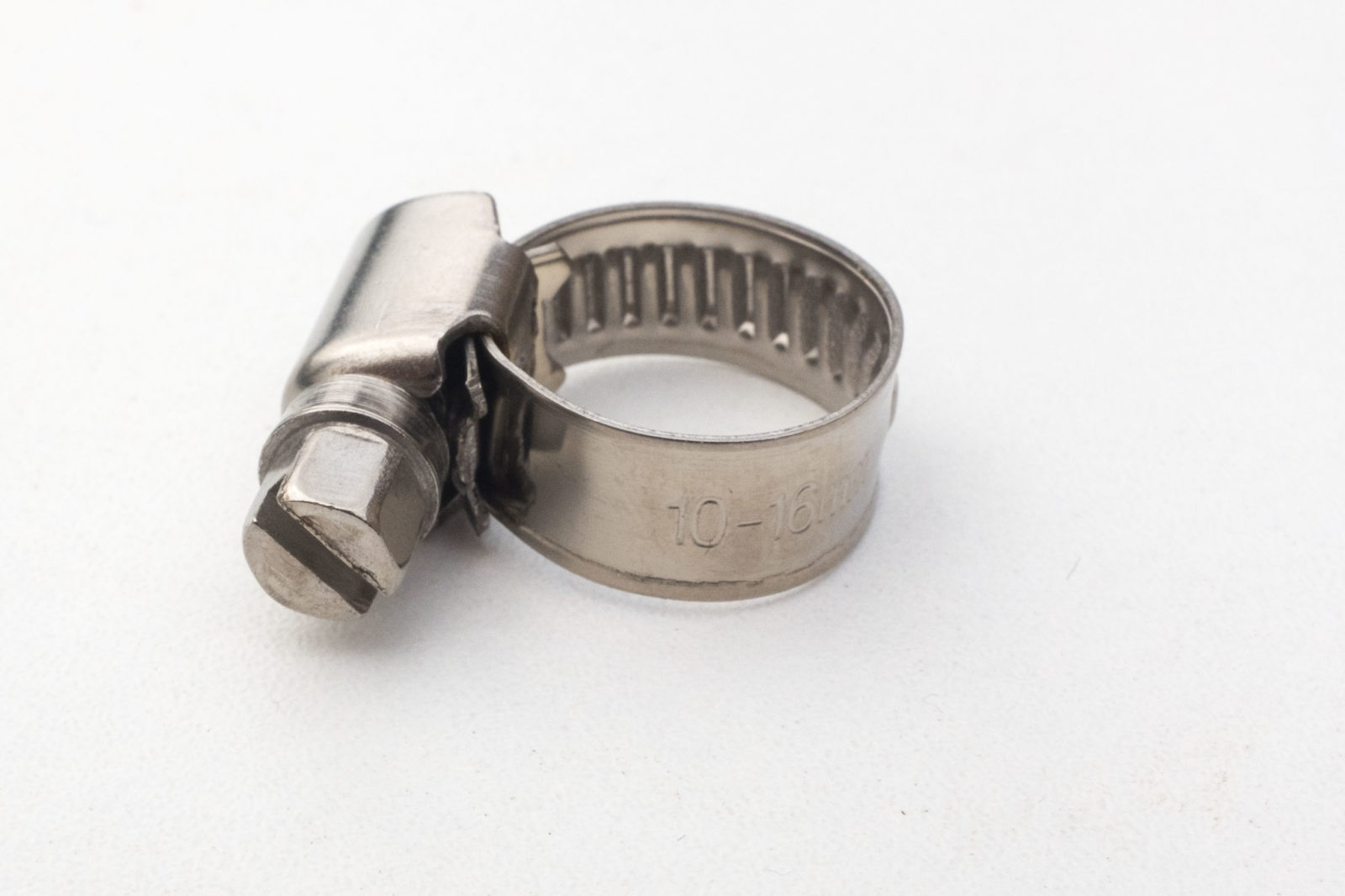 Collier de serrage inox pour diamètre 10mm à 16mm (avec vis inox ...