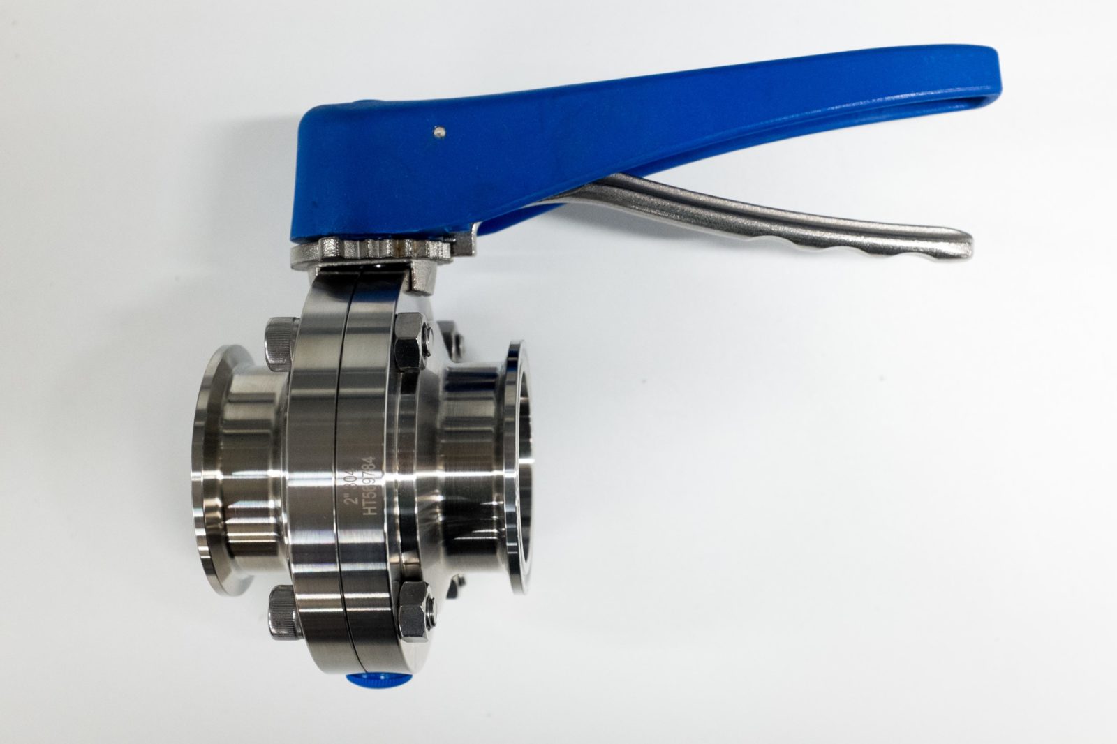 Multi-position butterfly valve clamp (Inch) - Micro brassage
